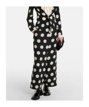 Junya Watanabe Polka-dot Wide-leg Pants