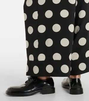 Junya Watanabe Polka-dot Wide-leg Pants