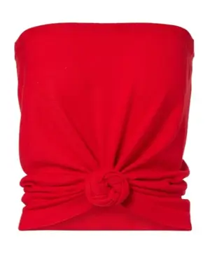 Magda Butrym Wool Top - Red