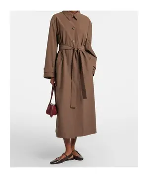 RÓHE Checked Belted Coat