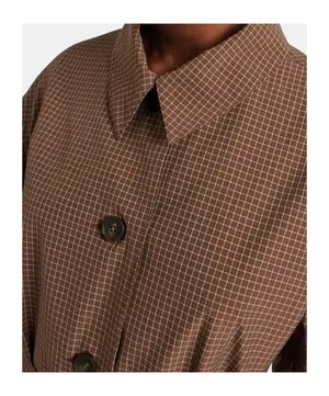 RÓHE Checked Belted Coat
