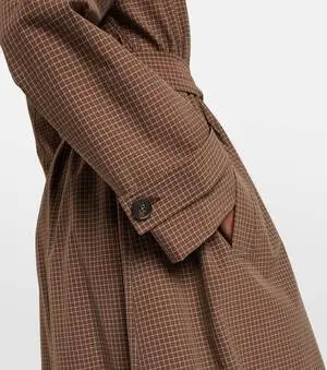 RÓHE Checked Belted Coat