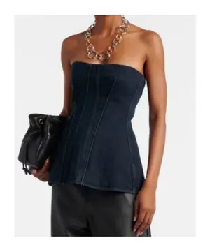 AGOLDE Lara Denim Corset