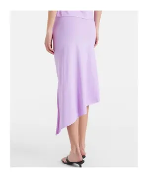 Coperni Floral Appliqué Knit Midi Skirt