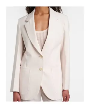 Victoria Beckham Lapel Collar Long-sleeved Blazer