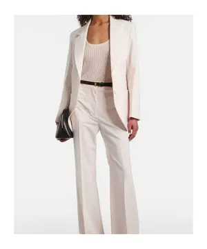 Victoria Beckham Lapel Collar Long-sleeved Blazer