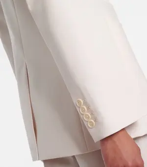 Victoria Beckham Lapel Collar Long-sleeved Blazer