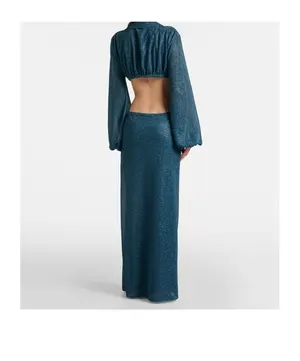 Oseree Cutout Circular Detail Dress