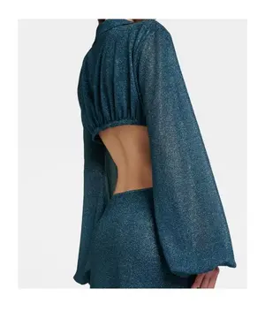 Oseree Cutout Circular Detail Dress