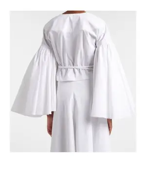 Jacquemus Paysan Cotton Poplin Wrap Top