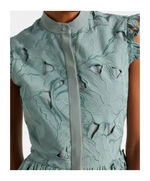 Erdem Guipure Lace Shirt Dress
