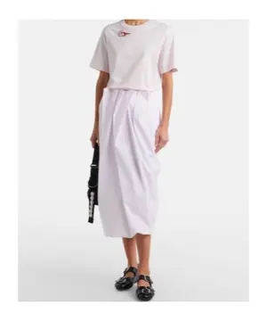 Simone Rocha Embellished Cotton Jersey T-shirt