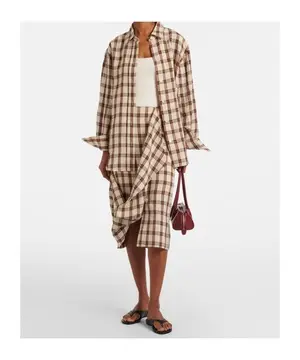 RÓHE Plaid Linen Shirt