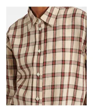 RÓHE Plaid Linen Shirt