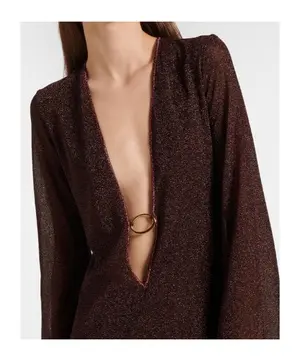 Oseree Lumiere Ring-detail Kaftan