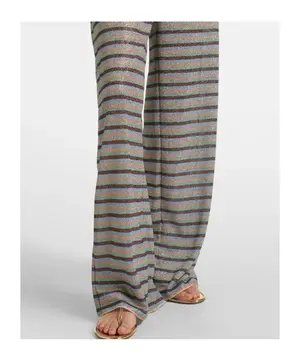Oseree Striped Straight Leg Pants
