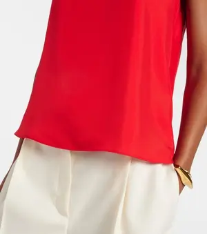 RÓHE Silk Sleeveless Top