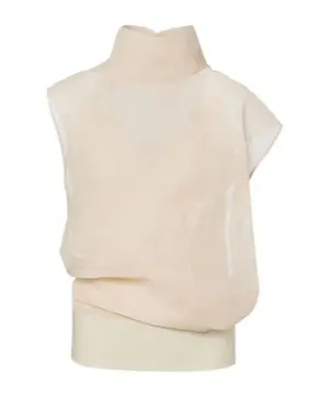 Sportmax Spsgrado Cotton Top - Nude