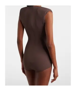 MUGLER Knitted Sleeveless Bodysuit