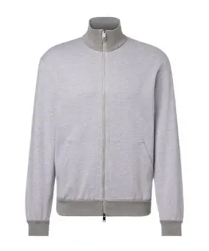 Brioni Zippered Sweatshirt - Gray
