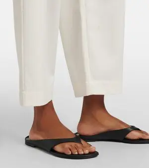RÓHE Wool Blend Wide-leg Pants