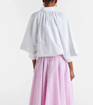 PATOU Cotton Shirt With Voluminous Silhouette
