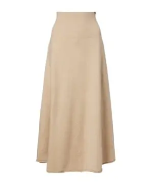 Extreme Cashmere Cashmere Blend Knitted Midi Skirt - Nude