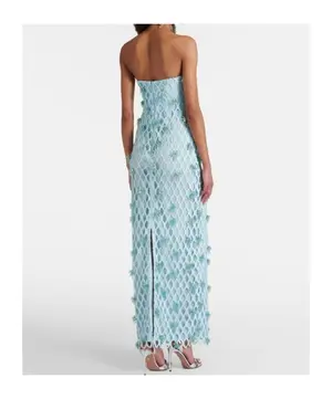 Simkhai Iridessa Sequined Bustier Gown