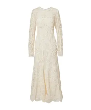 Simkhai Embroidered Maxi Dress - White