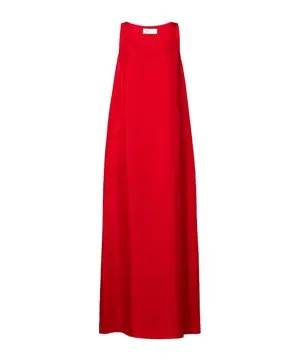 RÓHE Silk Maxi Dress - Red