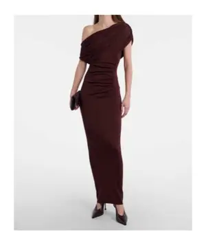 SELF-PORTRAIT Draped Ruched Gown