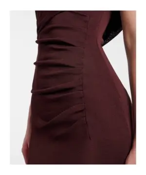 SELF-PORTRAIT Draped Ruched Gown