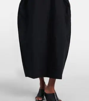 RÓHE Linen And Silk-blend Midi Dress
