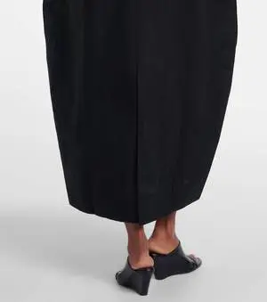 RÓHE Linen And Silk-blend Midi Dress