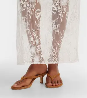 AYA MUSE Eteri Floral Lace Maxi Skirt