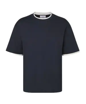 LARDINI Cotton T-shirt - Black