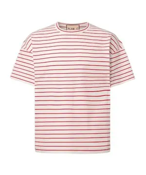 Plan C Striped T-shirt - White