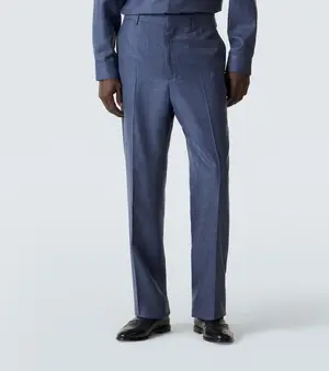 Gabriela Hearst Wool, Silk, And Linen Suit Pants