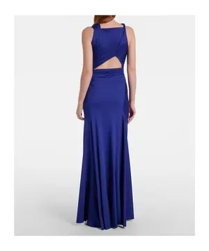 Victoria Beckham Asymmetric Draped Gown