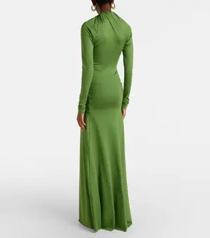 Victoria Beckham Draped Maxi Dress