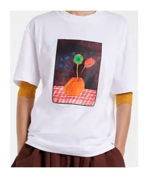 Plan C Printed Cotton Jersey T-shirt