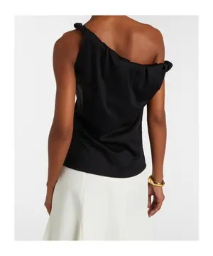 RÓHE One-shoulder Cotton-blend Top