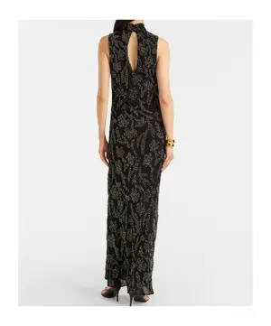 Veronica Beard Sylven Beaded Georgette Maxi Dress