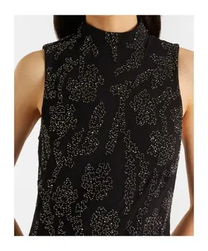 Veronica Beard Sylven Beaded Georgette Maxi Dress