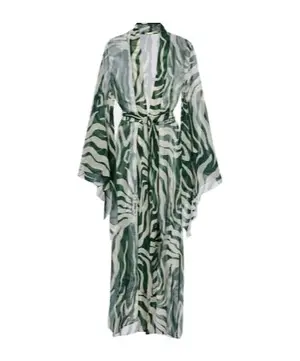 Johanna Ortiz Printed Beach Cover-up - Gray