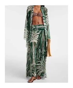 Johanna Ortiz Printed Beach Cover-up