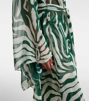 Johanna Ortiz Printed Beach Cover-up