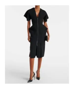 Maticevski Coco Peplum Midi Dress
