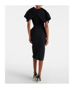 Maticevski Coco Peplum Midi Dress