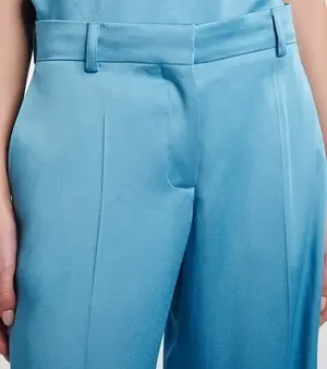 Stella McCartney Satin Wide-leg Pants